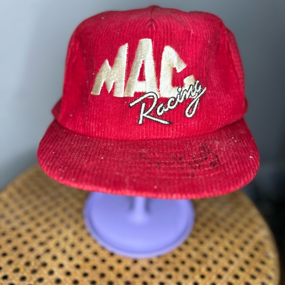 mac racing | Accessories | Red Mac Racing Cap | Poshmark